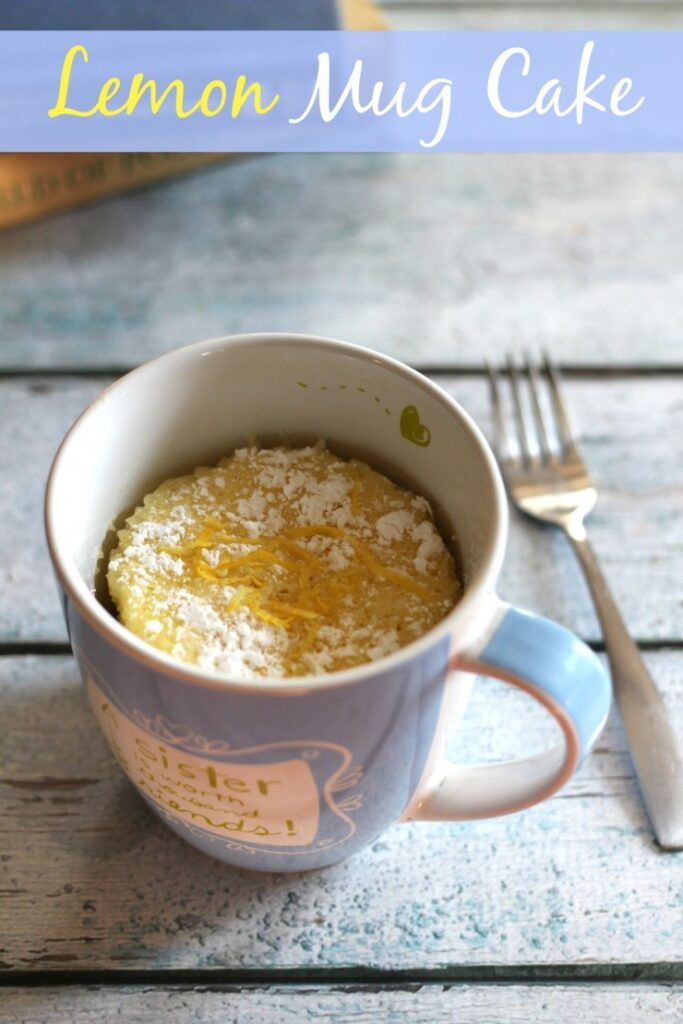 Lemon Mug Cake Recipe - Life Love Liz