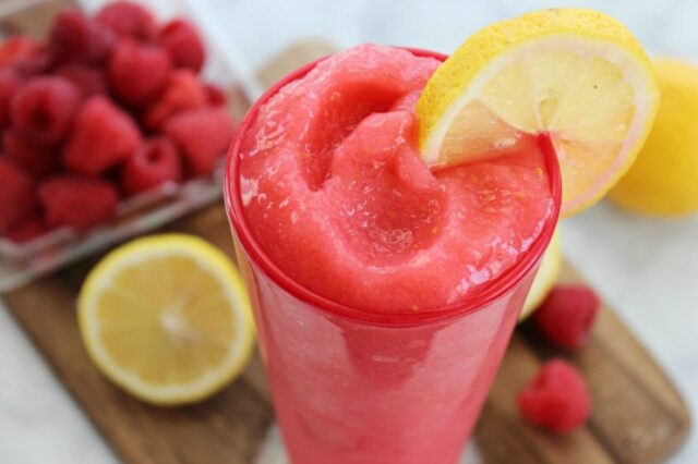 Raspberry Lemonade Slushie - Life Love Liz