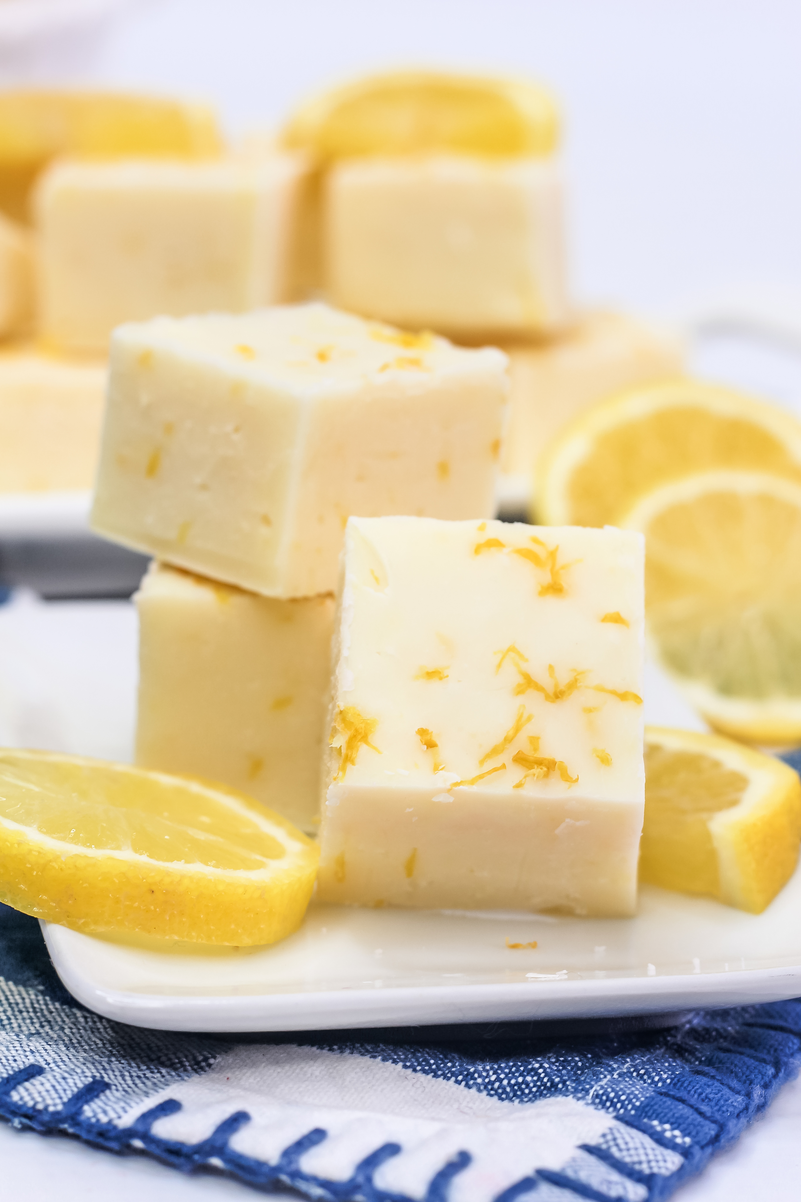 Easy Lemon Fudge Recipe - Just 5 Ingredients - Life Love Liz
