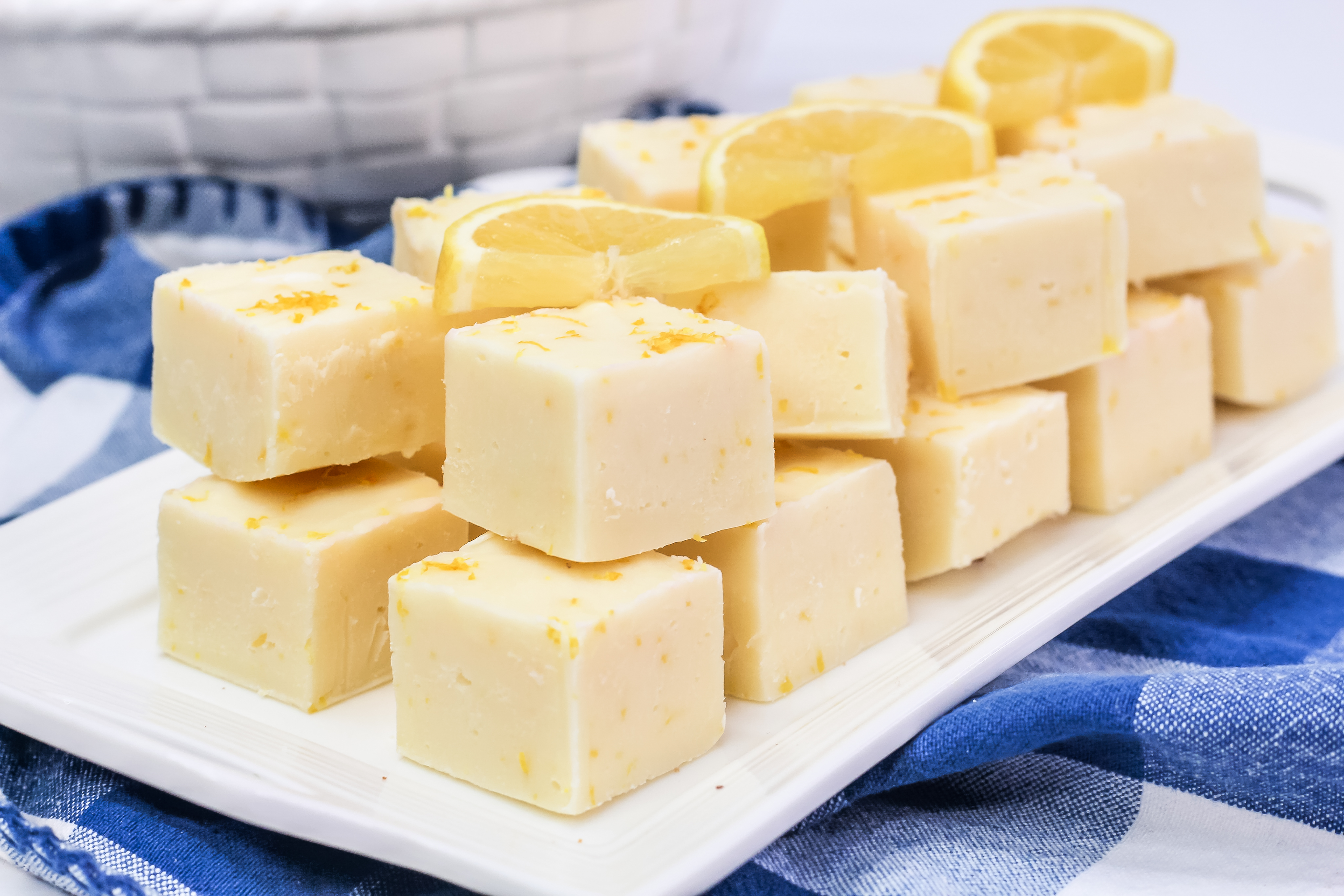 Easy Lemon Fudge Recipe - Just 5 Ingredients - Life Love Liz