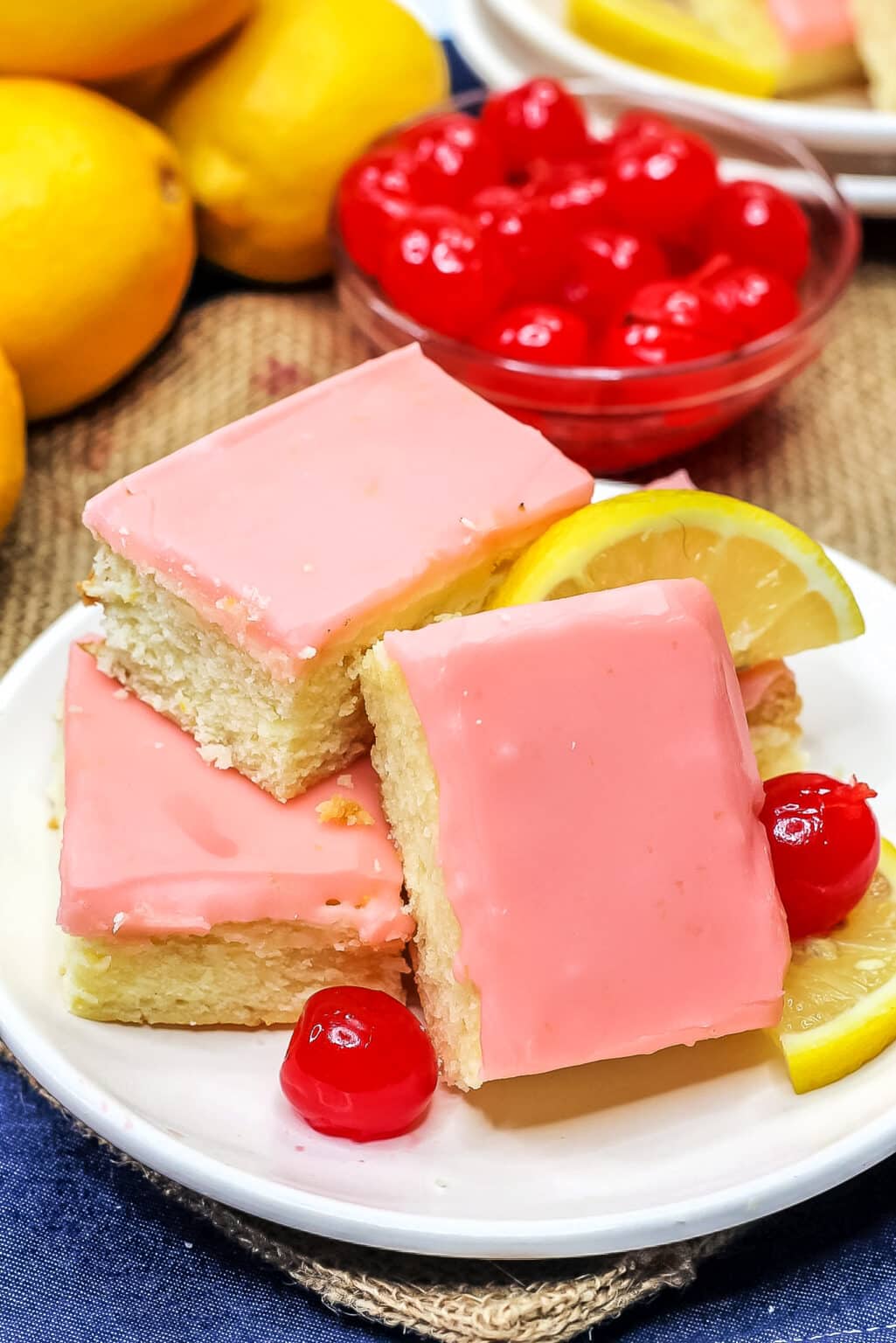 Easy Cherry Lemonade Bars Recipe - Life Love Liz