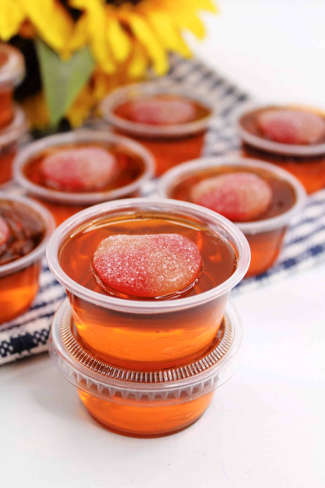 Crown Peach Jello Shots Recipe - Life Love Liz
