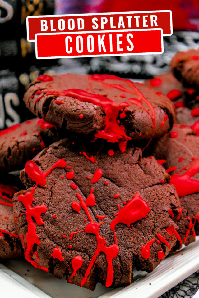 Blood Splatter Cookies Recipe - Life Love Liz