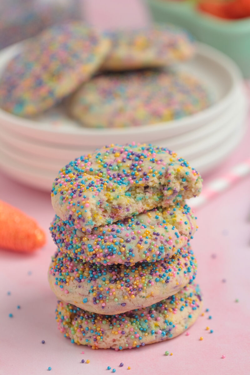 Easter Sugar Sprinkle Cookies Recipe - Life Love Liz