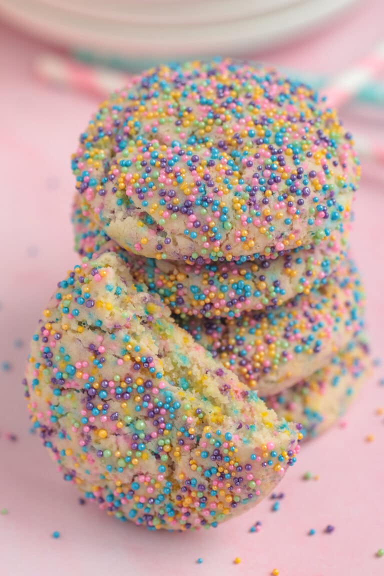 Easter Sugar Sprinkle Cookies Recipe - Life Love Liz