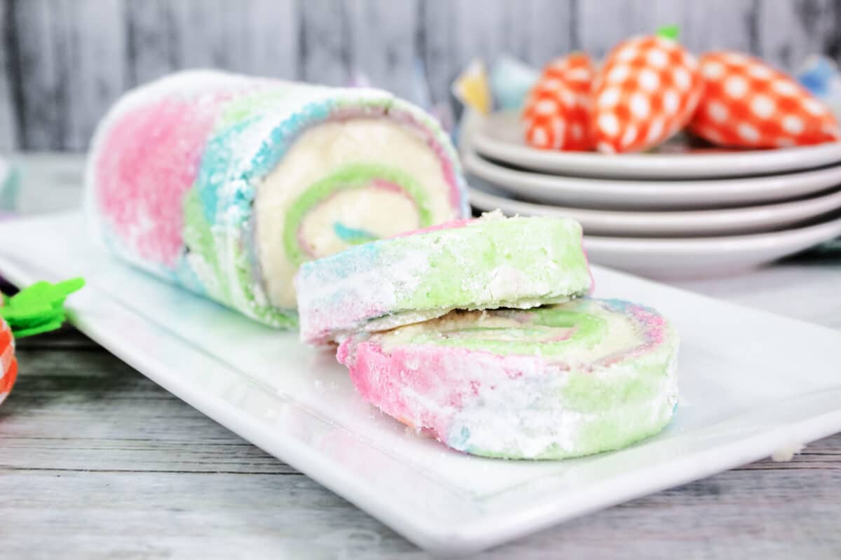 Easter Swiss Roll Recipe - Life Love Liz