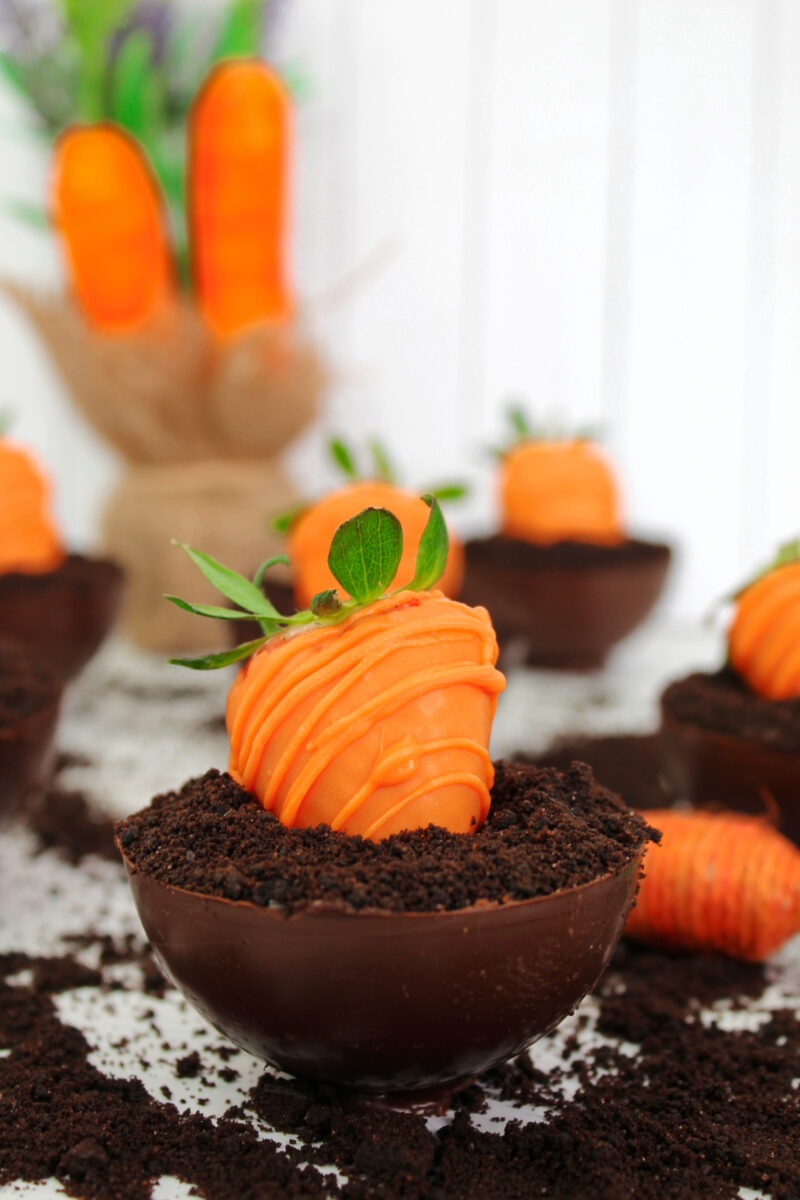 Carrot Patch Chocolate Bowls Recipe - Life Love Liz