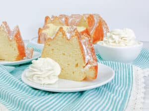 Whipped Cream Pound Cake Recipe - Life Love Liz