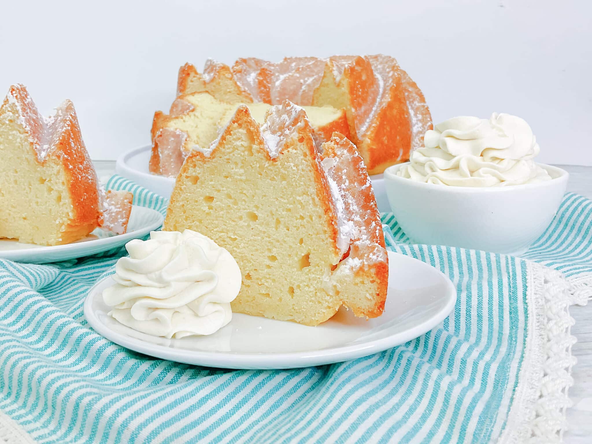 Whipped Cream Pound Cake Recipe - Life Love Liz