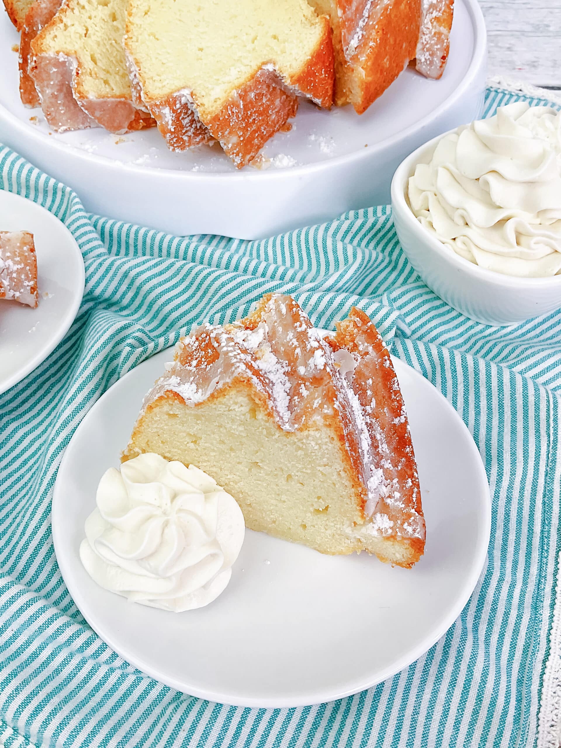 Whipped Cream Pound Cake Recipe - Life Love Liz